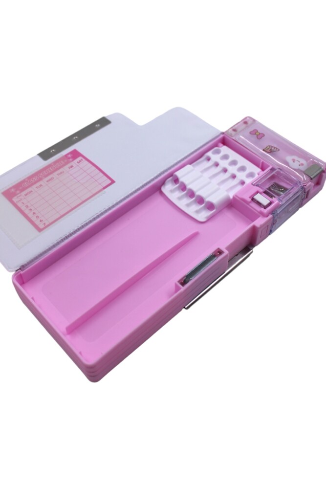 KALEMTRAŞLI ÇİFT BÖLMELİ KALEM KUTUSU Kalem Kutusu