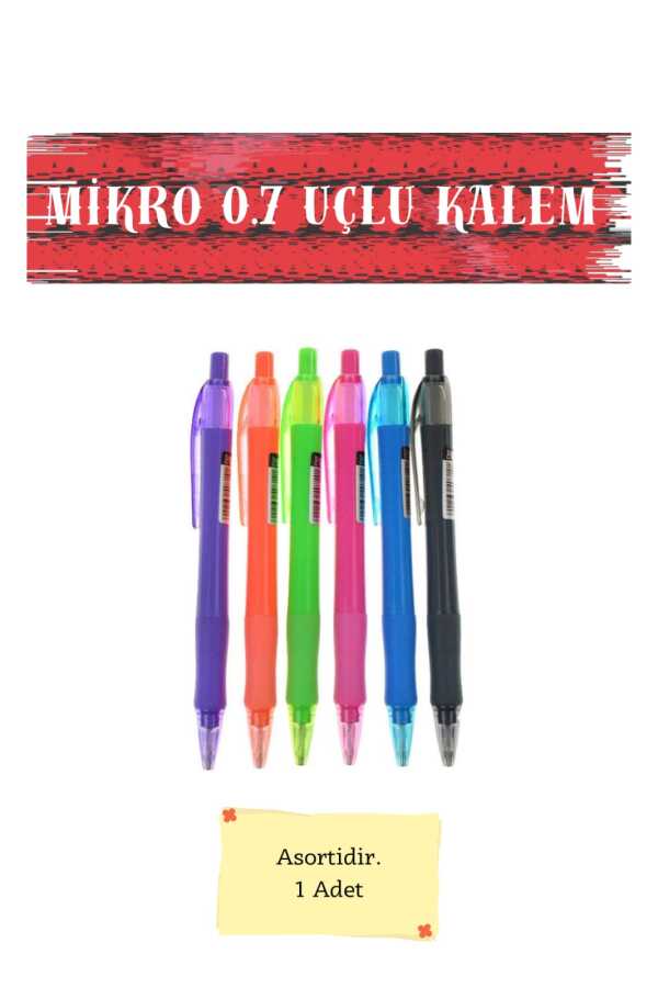 MİKRO 0.7 VERSATİL KALEM + TOMBOW 6LI 0.7 KALEM UCU SETİ (A5 DEFTER HEDİYE) Okul Setleri MİKRO